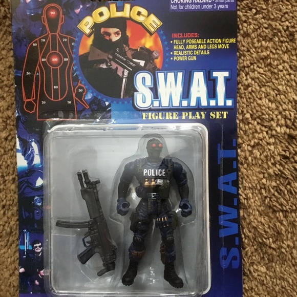 Police | Toys | Swat Figure Play Set Detailed Nice | Poshmark